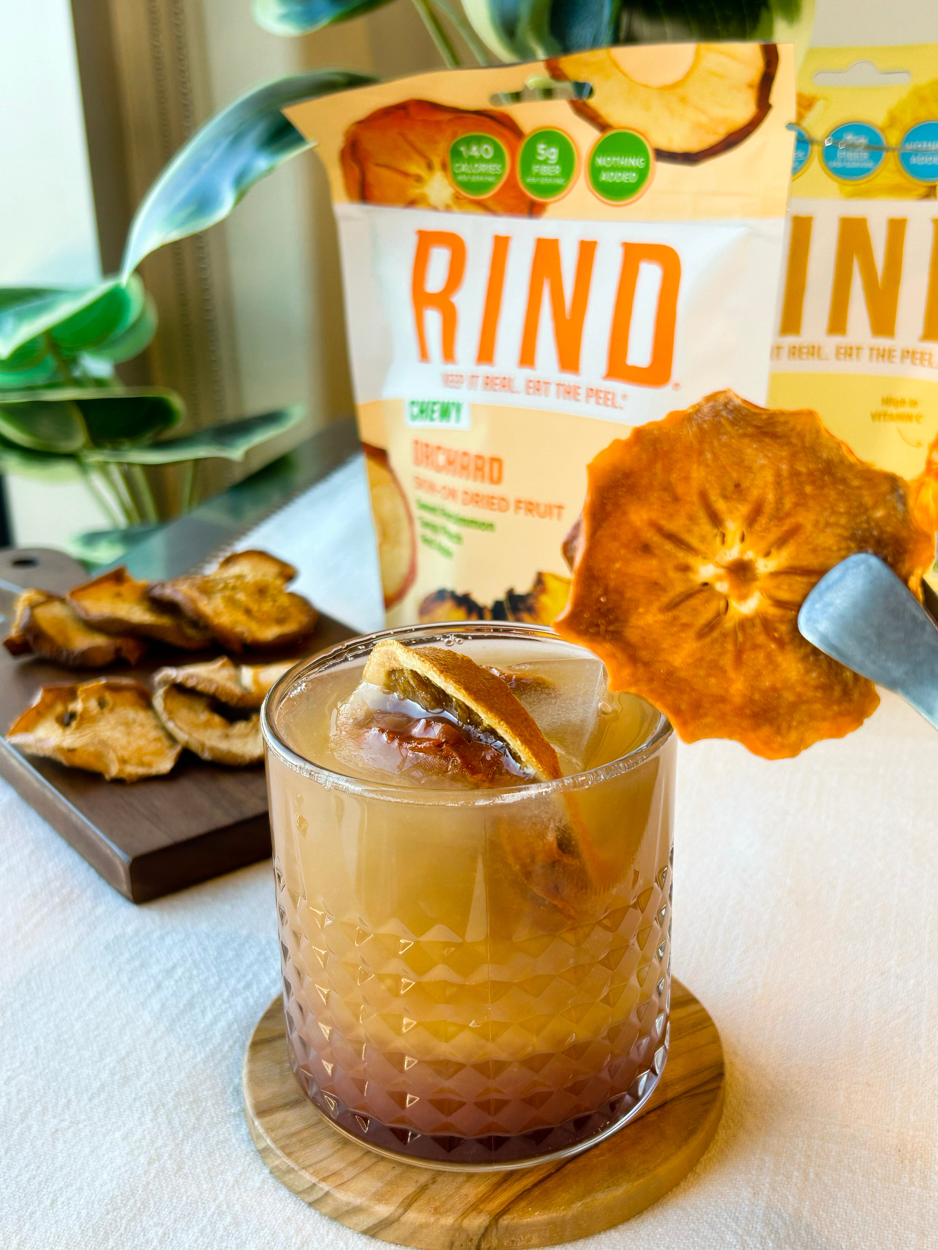Pom-Orange Mocktail - RIND Snacks