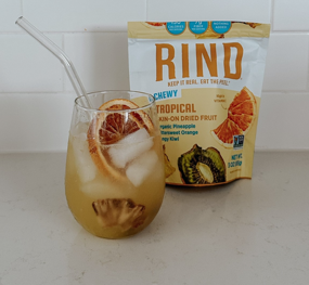 Tropical Sunset Mocktail - RIND Snacks